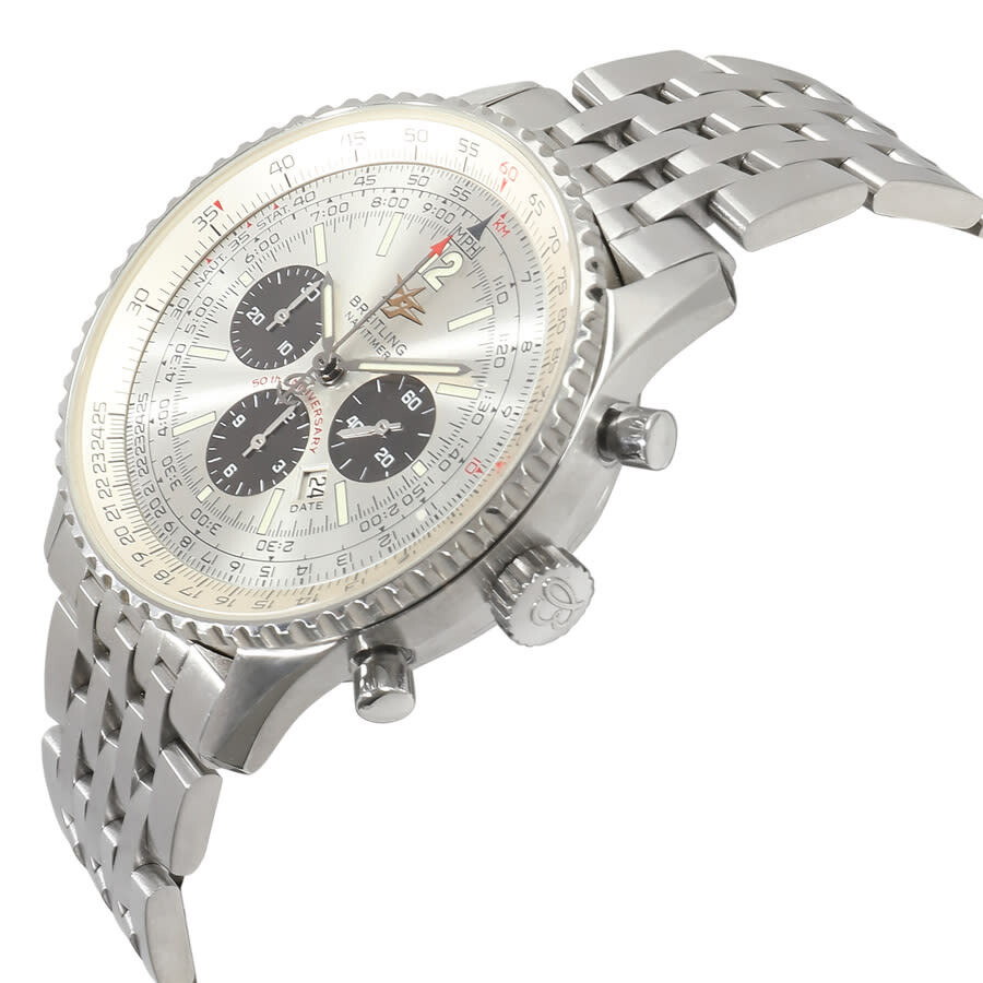 Breitling Pre-owned Breitling Navitimer Chronograph Automatic Silver ...
