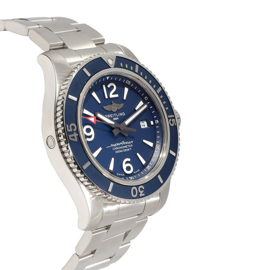 Breitling Pre-owned Breitling Superocean Automatic Chronometer Blue ...