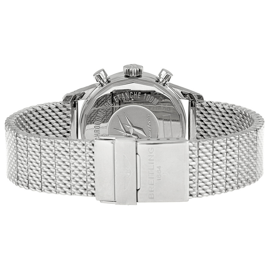 Breitling Pre-owned Breitling Transocean Chronograph 38 Automatic Blue ...