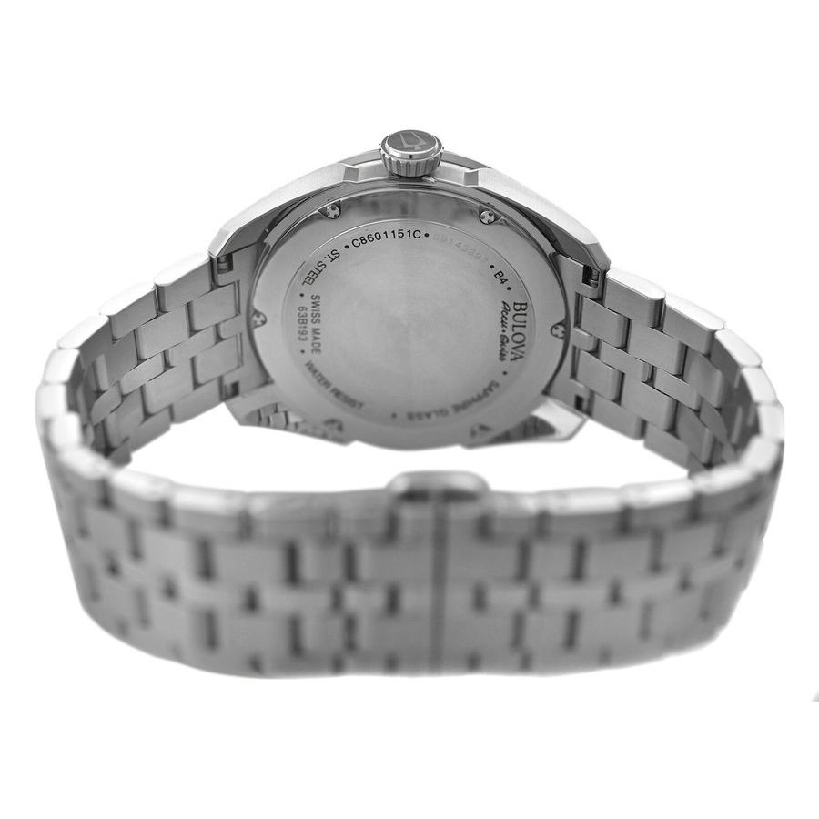 Bulova Pre-owned Bulova Accu Swiss Automatic Black Dial Men's Watch ...