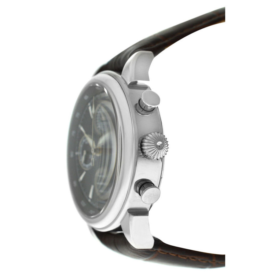 Bulova Pre-owned Bulova Accutron Gemini Chronograph Automatic Black ...