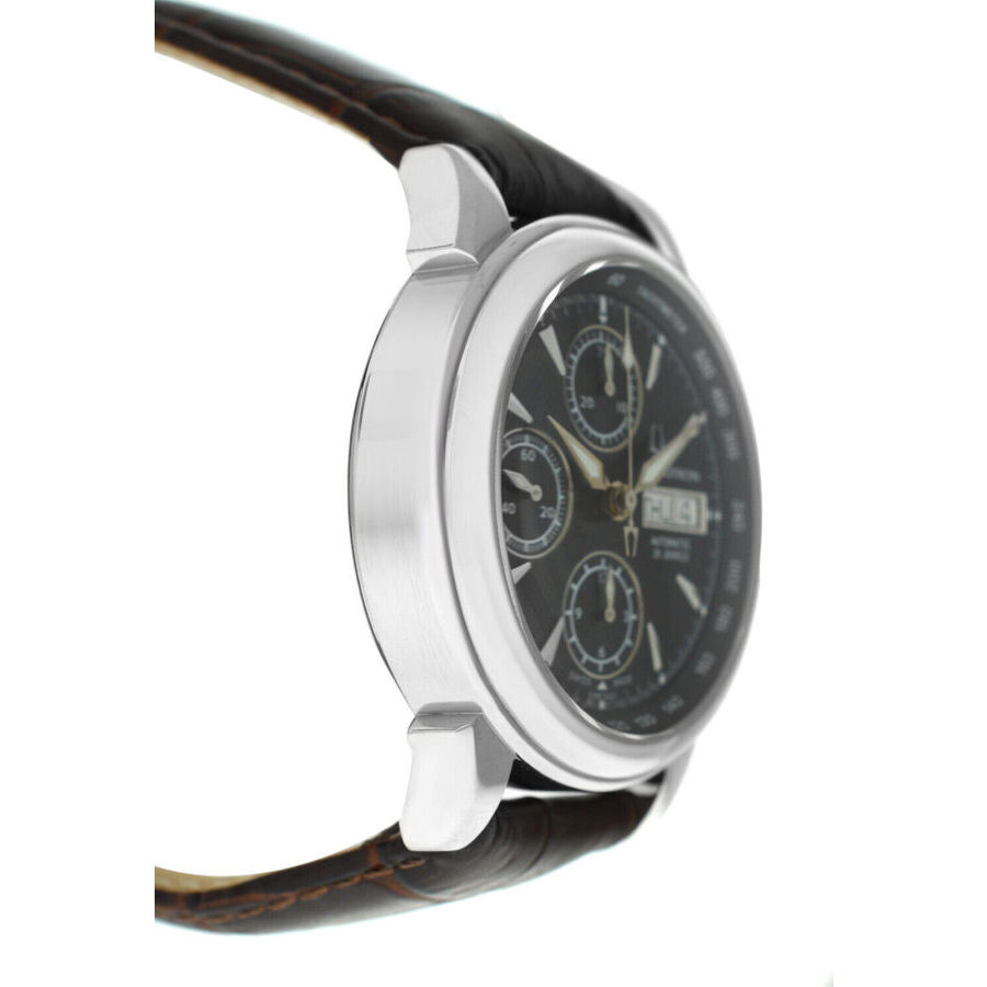 Bulova Pre-owned Bulova Accutron Gemini Chronograph Automatic Black ...