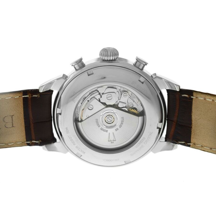 Bulova Pre-owned Bulova Accutron Gemini Chronograph Automatic Black ...