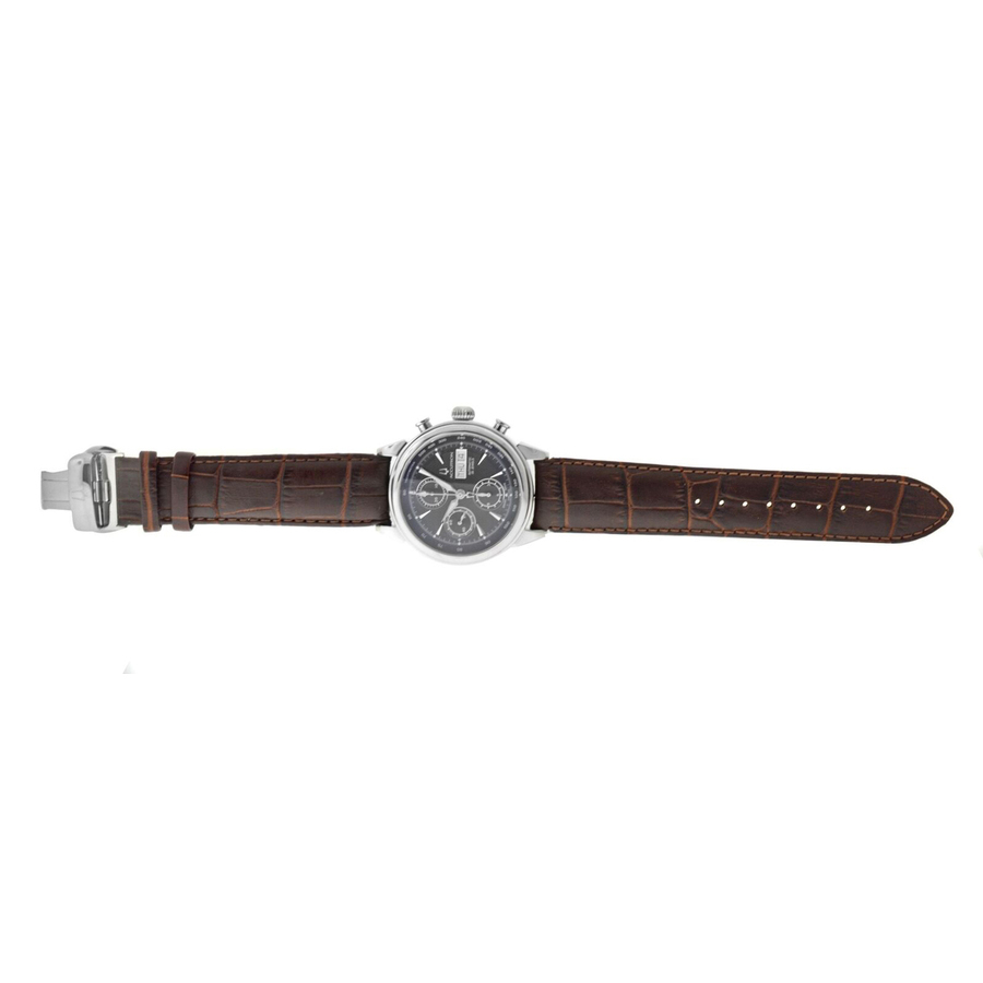 Bulova Pre-owned Bulova Accutron Gemini Chronograph Automatic Black ...