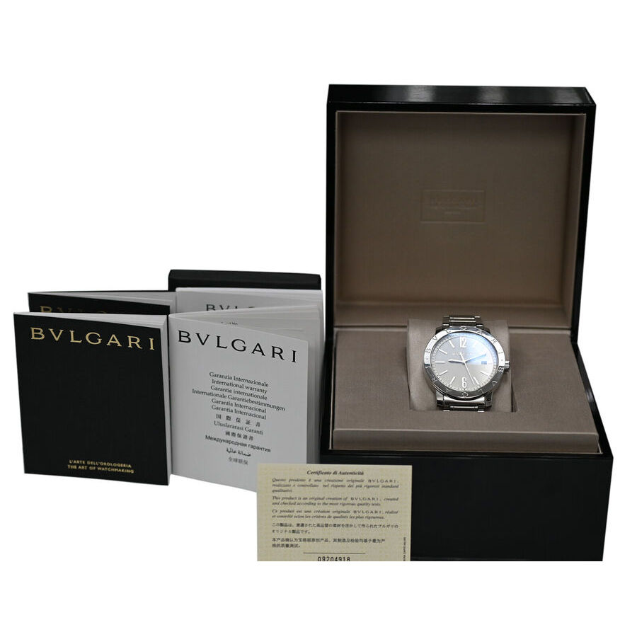 Bvlgari Pre-owned Bvlgari Bvlgari Automatic White Dial Men's Watch BB ...