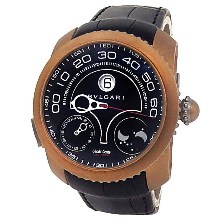 Bvlgari Pre-owned Bvlgari Gefica Gerald Genta Automatic Black Dial Men ...