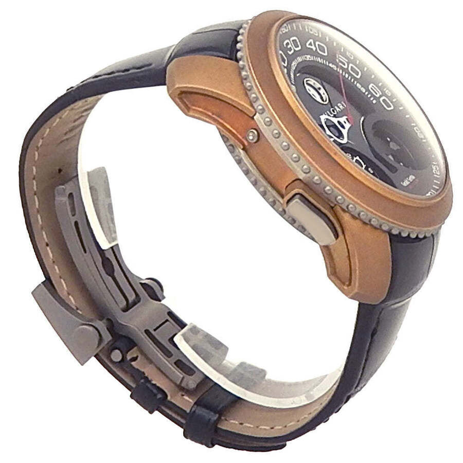 Bvlgari Pre-owned Bvlgari Gefica Gerald Genta Automatic Black Dial Men ...