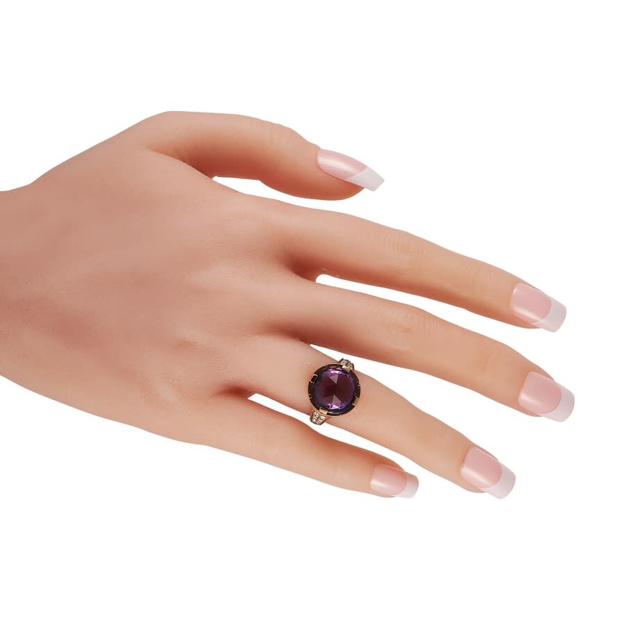 Bvlgari Pre-Owned Bvlgari Parentesi 18K Rose Gold 0.30 ct Diamond and ...