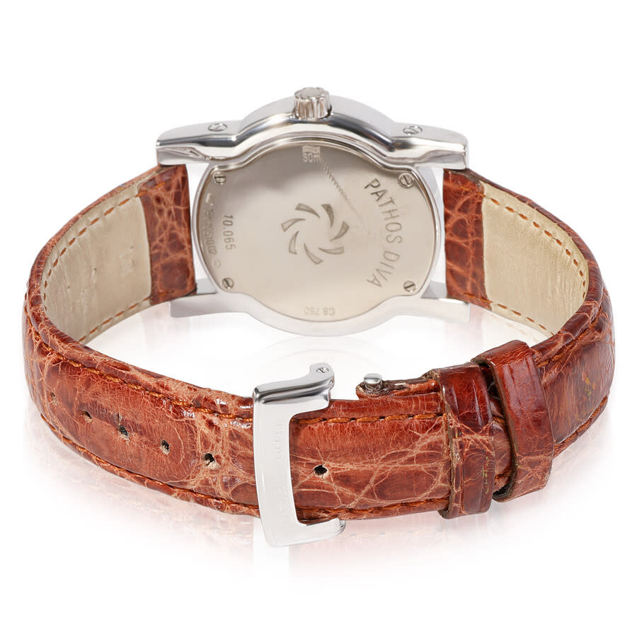 Carl F. Bucherer Pre-owned Carl F. Bucherer Pathos Quartz Diamond White ...