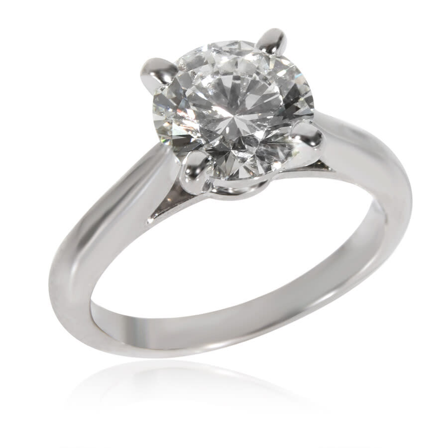 Cartier Pre-Owned Cartier 1895 Diamond Solitaire Engagement Ring in ...