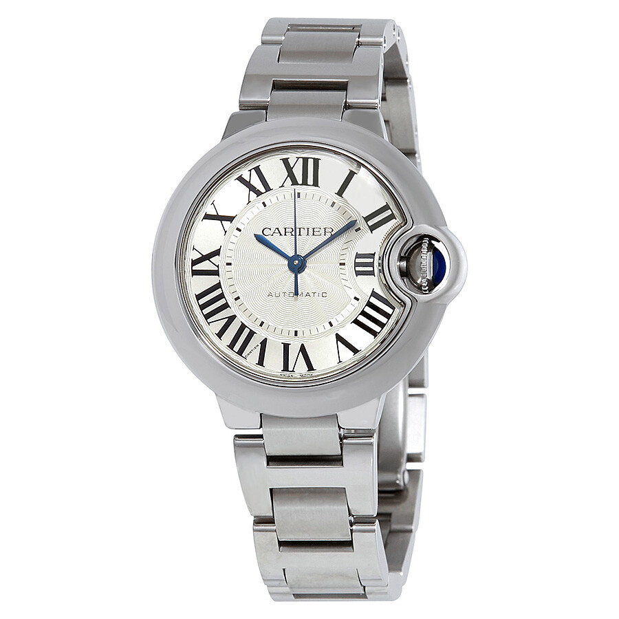 Cartier Pre-Owned Cartier Ballon Bleu Automatic Silver Dial Ladies ...