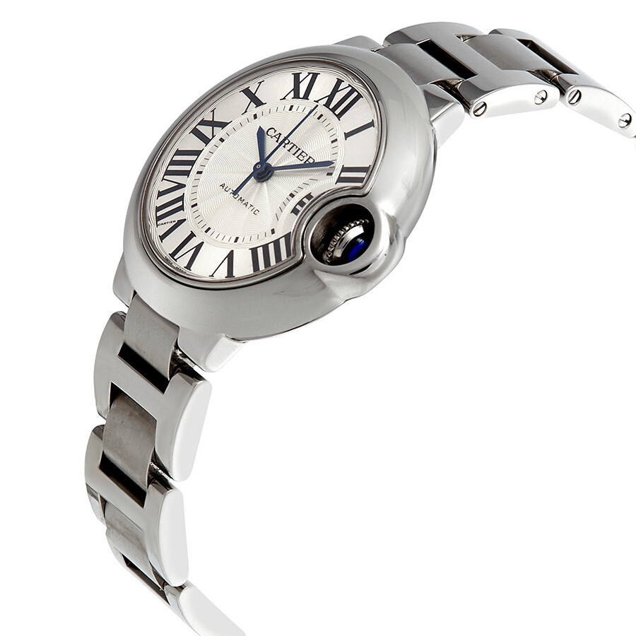 Cartier Pre-Owned Cartier Ballon Bleu Automatic Silver Dial Ladies ...