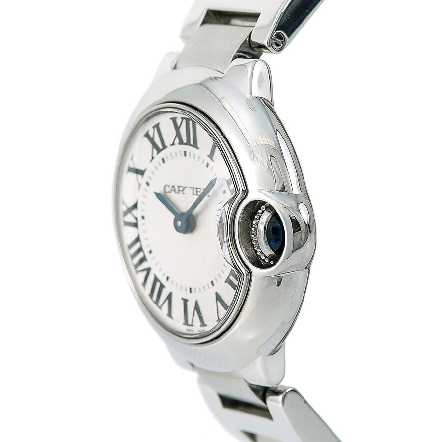 Cartier Pre-owned Cartier Ballon Bleu Silver Dial Ladies Watch W69010Z4 ...