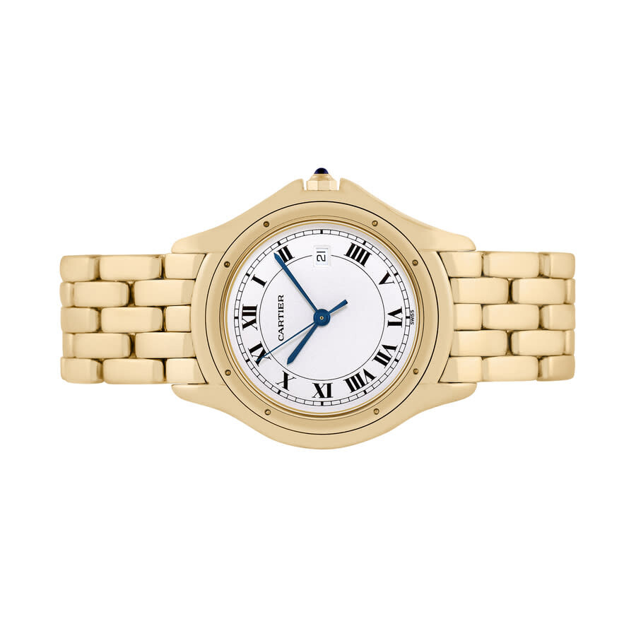 Cartier Pre-owned Cartier Cougar Panthere Quartz White Dial Unisex ...