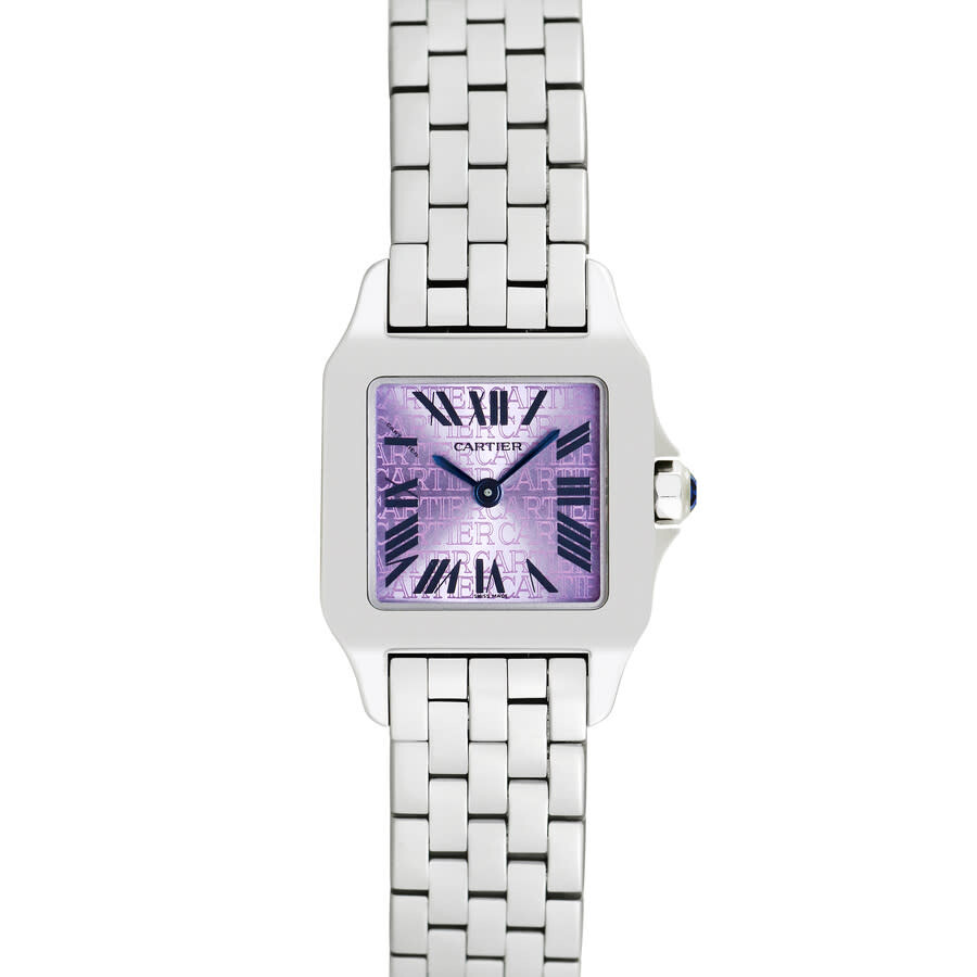 Cartier Pre-owned Cartier Demoiselle Quartz Purple Dial Ladies Watch ...