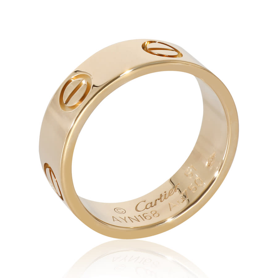 Cartier Pre-Owned Cartier Love Ring in 18k Yellow Gold 133932 - Jomashop