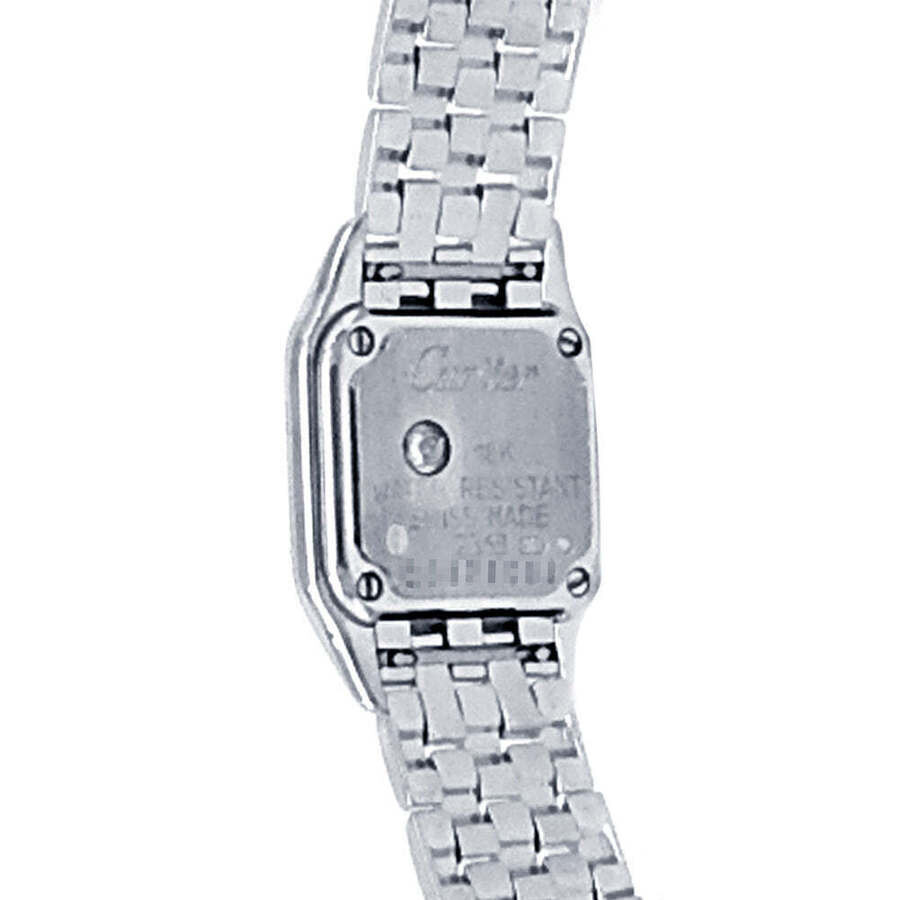 Cartier Pre-owned Cartier Panthere Mini Quartz Diamond White Dial ...