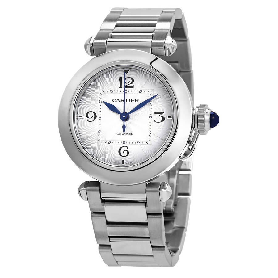 Cartier Pre-owned Cartier Pasha Automatic Silver Dial Ladies Watch ...