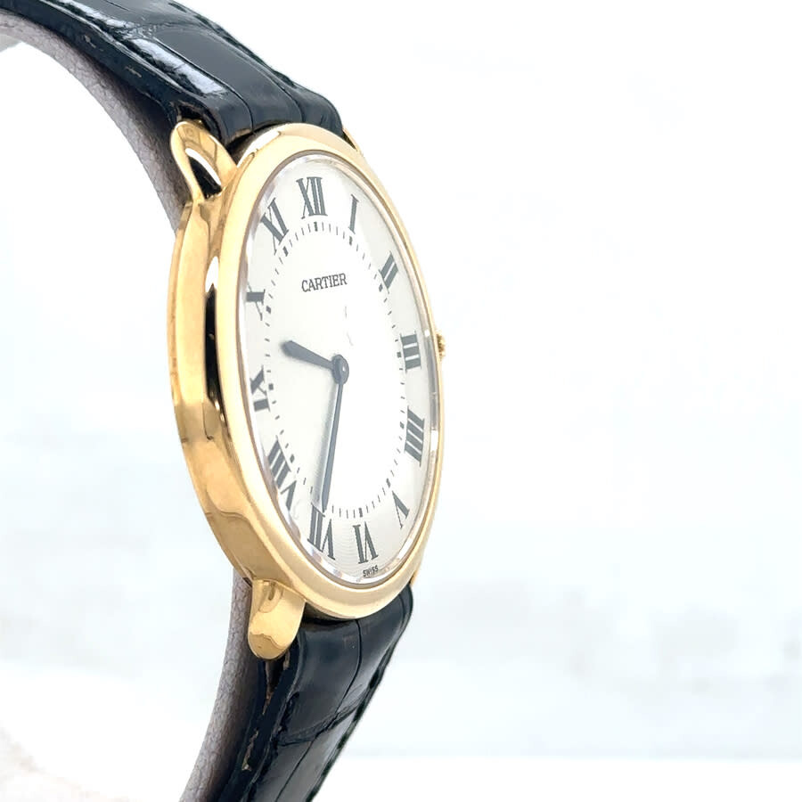 Cartier Pre-owned Cartier Ronde Louis Hand Wind Silver Dial Men's Watch ...