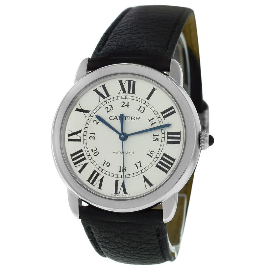 Cartier Pre-owned Cartier Ronde Solo Automatic White Dial Unisex Watch ...