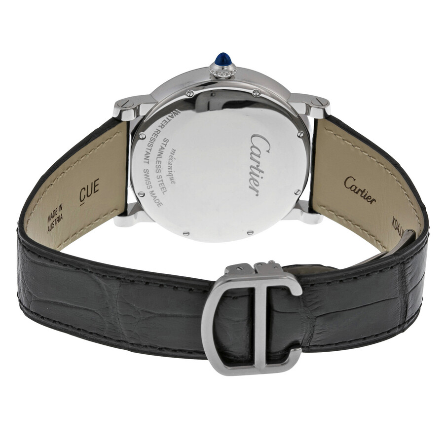 Cartier Pre-owned Cartier Rotonde de Cartier Automatic Silver Dial Men ...