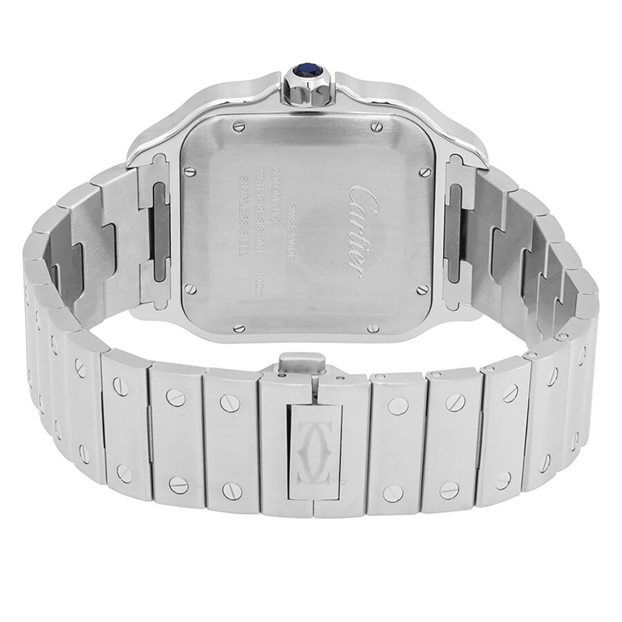 Cartier Pre-owned Cartier Santos Blue Dial Men's Watch WSSA0030 ...
