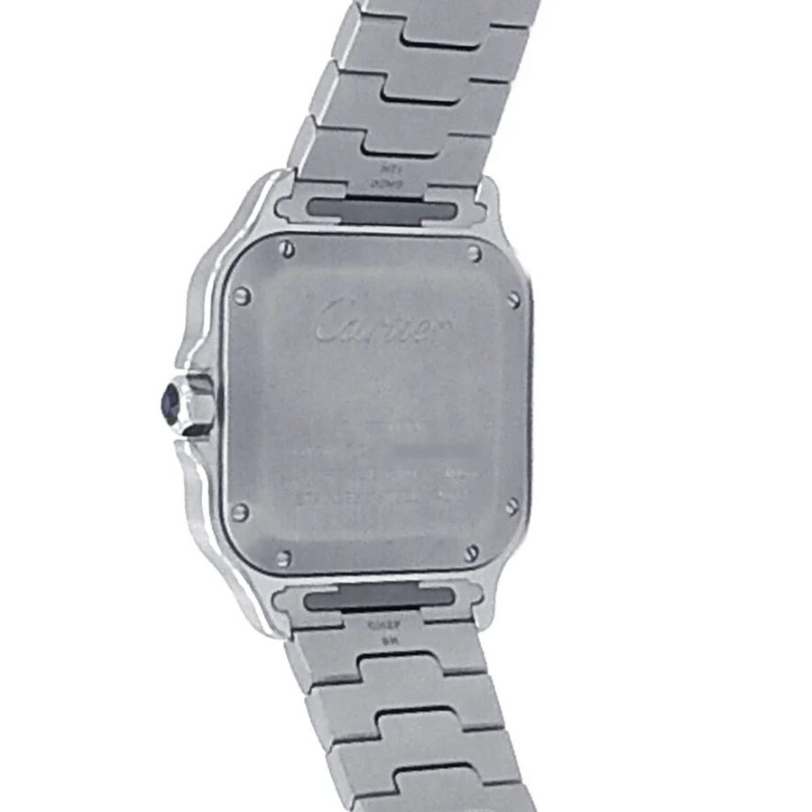 Cartier Pre-owned Cartier Santos De Cartier Silvered Opaline Dial Men's ...