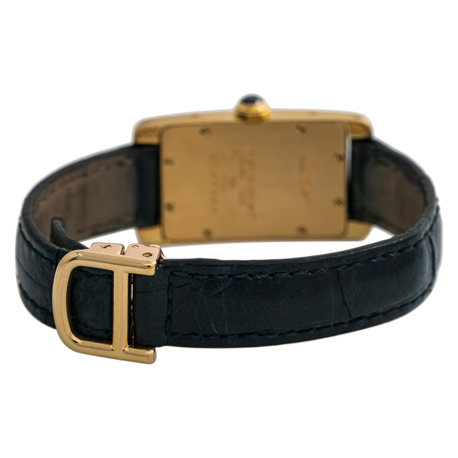 Cartier Pre-owned Cartier Tank Americaine 18kt Yellow Gold Ladies Watch ...