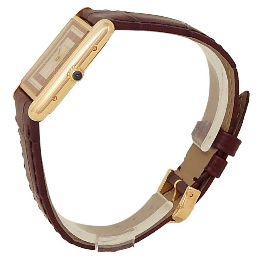 Cartier Pre-owned Cartier Tank Louis Hand Wind Silver Dial Ladies Watch ...