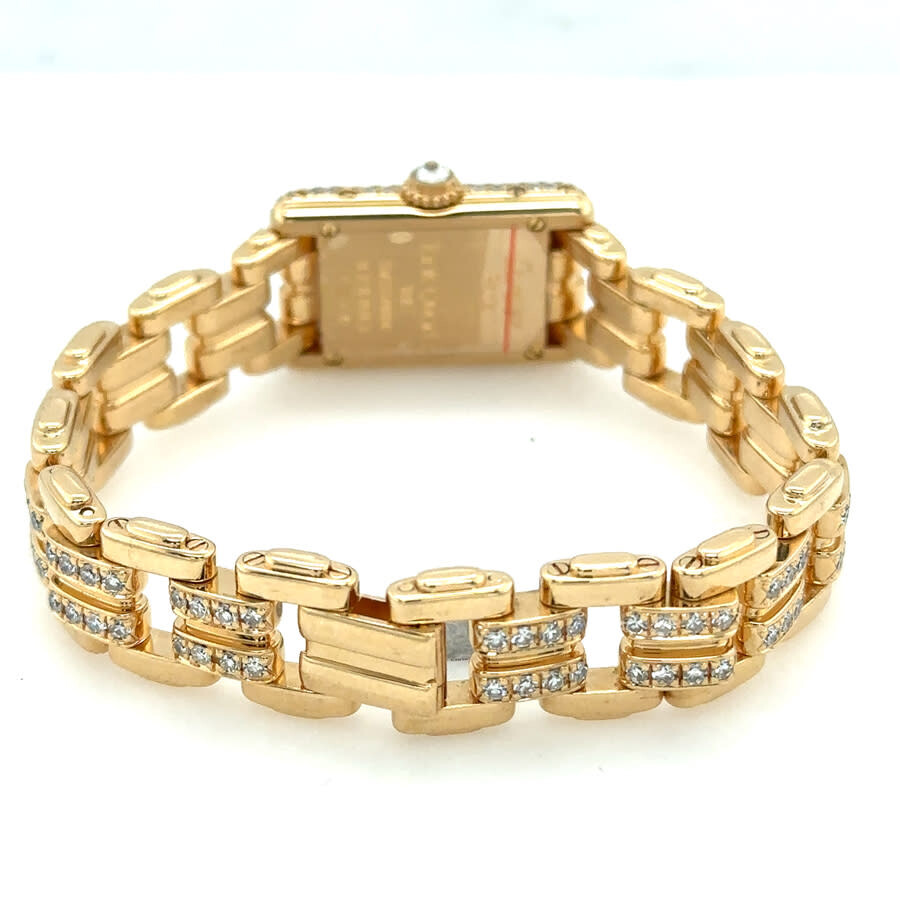 Cartier Pre-owned Cartier Tank Louis Quartz Diamond Ladies Watch 828003 ...