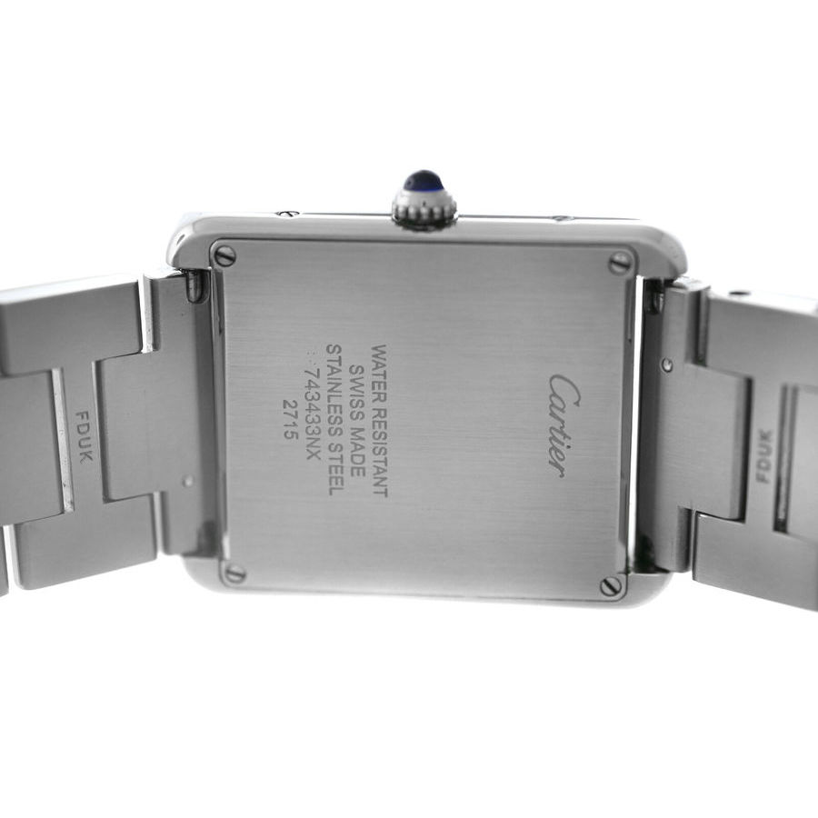 Cartier Pre-owned Cartier Tank Solo Quartz Silver Dial Men's Watch 2715 ...
