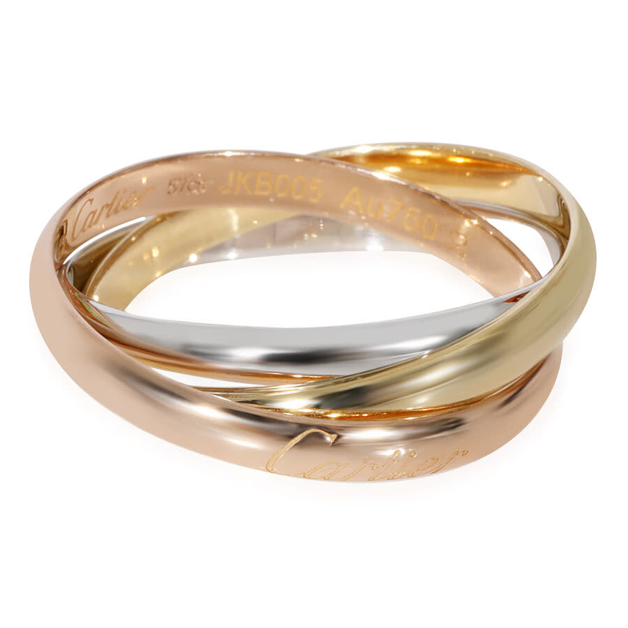 Cartier Pre-Owned Cartier Trinity Ring Small Model in 18k 3 Tone Gold ...