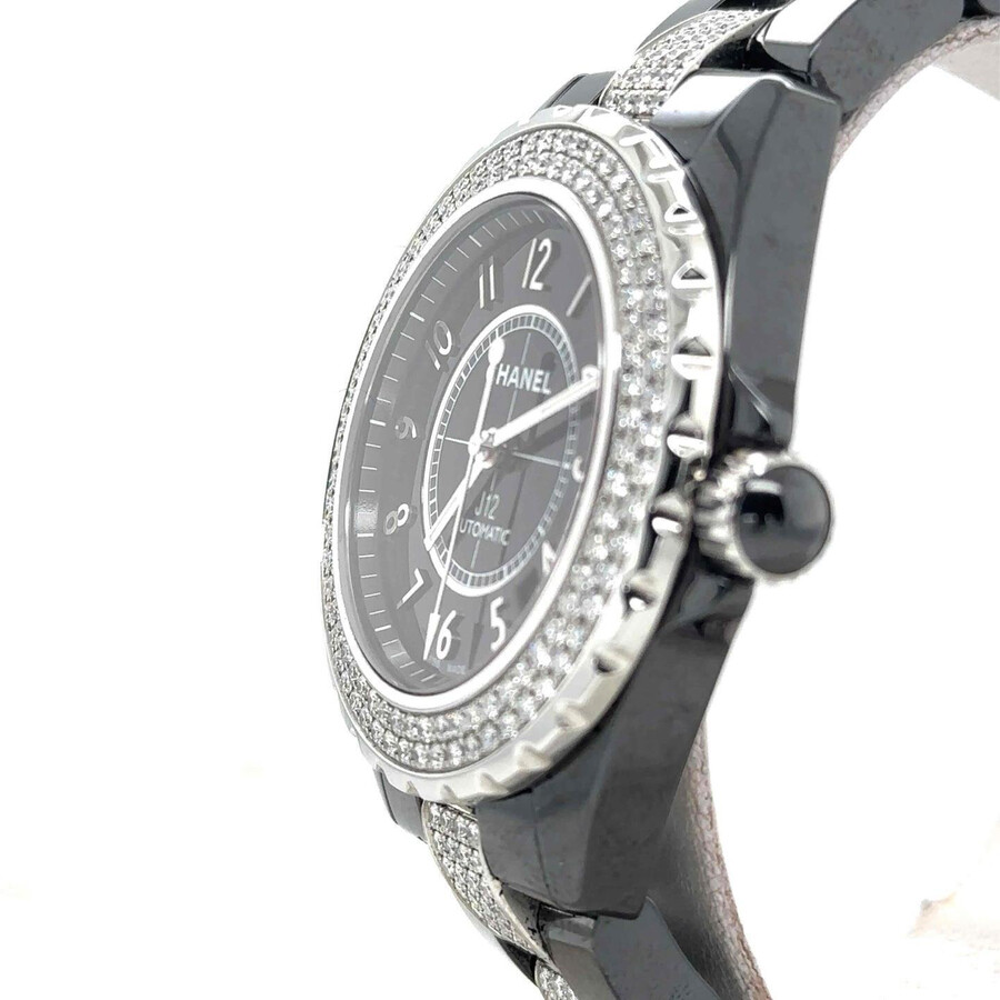 Chanel Pre-owned Chanel J12 Black Dial Unisex Watch H1339 - Pre-Owned Watches, J12 - Jomashop