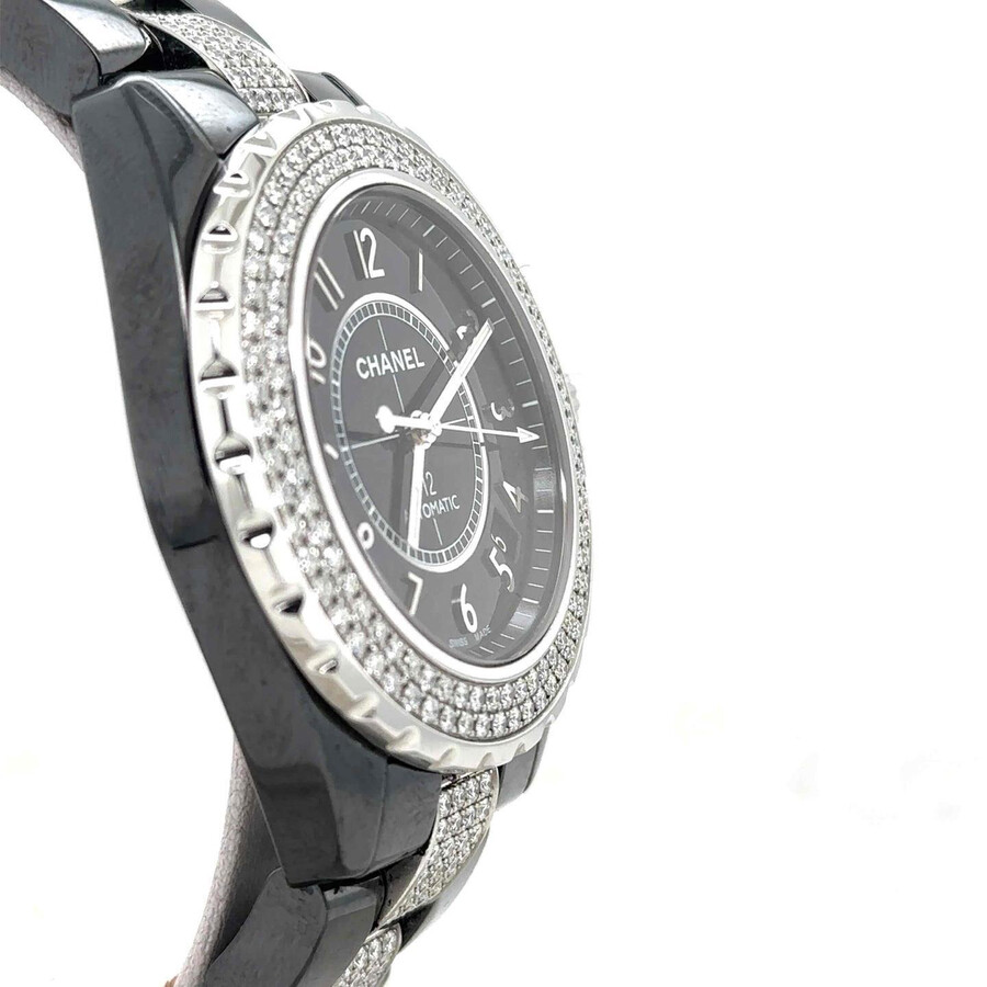 Chanel Pre-owned Chanel J12 Black Dial Unisex Watch H1339 - Pre-Owned Watches, J12 - Jomashop
