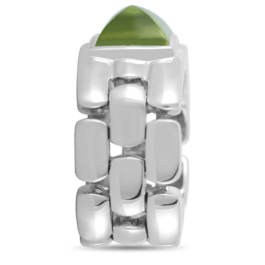 Chaumet Pre-Owned Chaumet 18K White Gold Peridot Soft Shank Ring CH12 ...