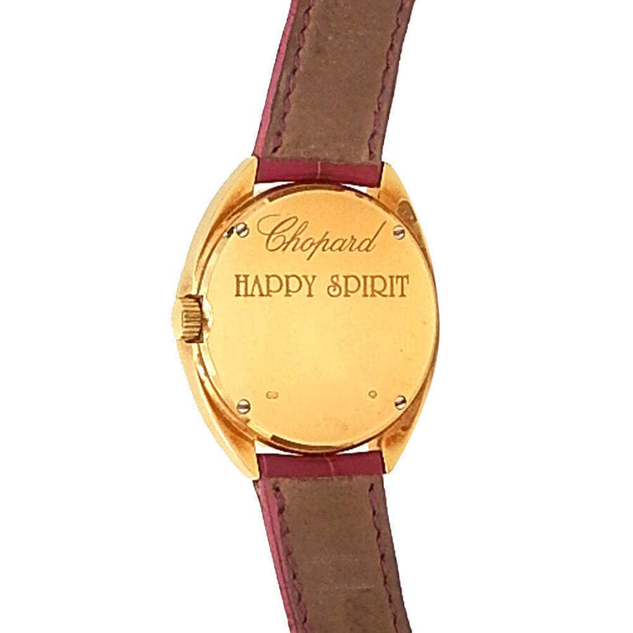 Chopard Pre-owned Chopard Happy Spirit Quartz Pink Dial Ladies Watch 20 ...