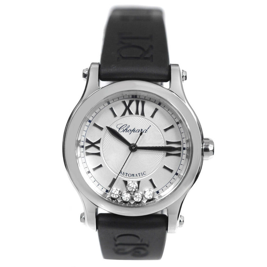 Chopard Pre-owned Chopard Happy Sport Automatic Black Dial Ladies Watch ...