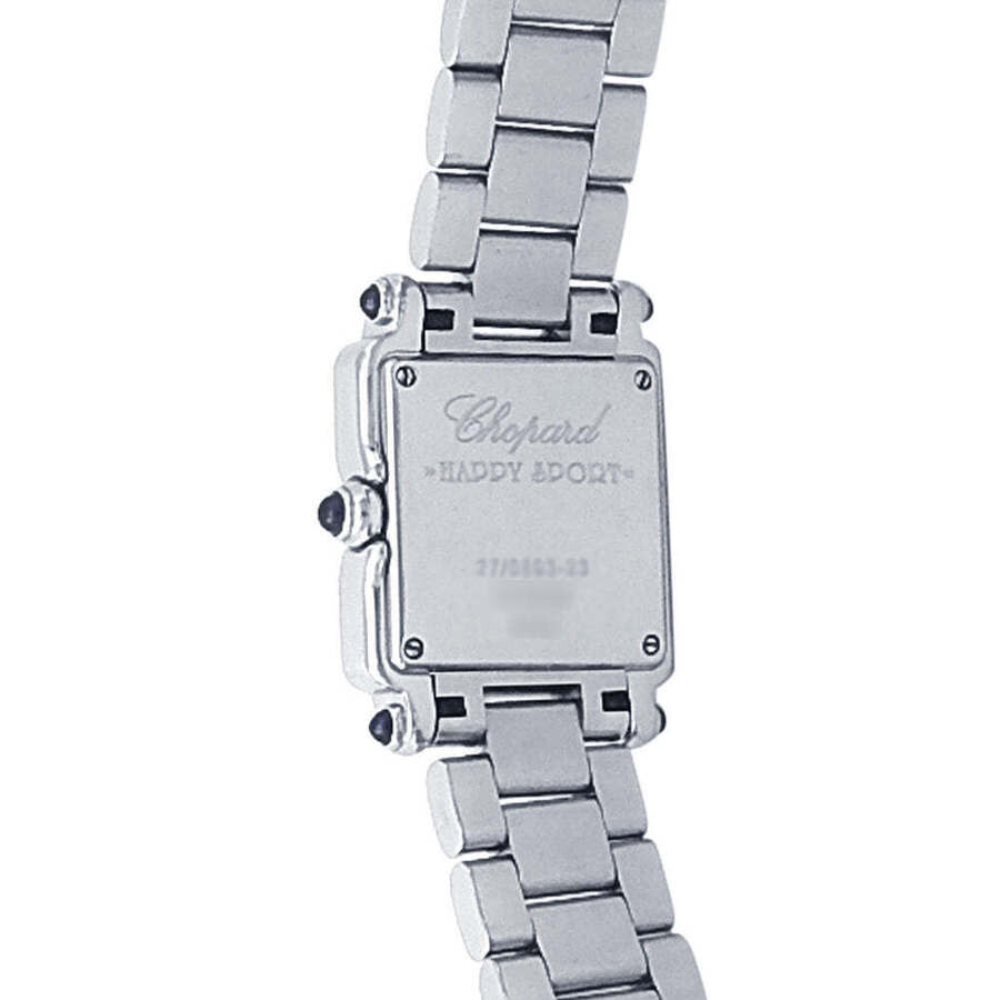 Chopard Pre-owned Chopard Happy Sport Black with 5 floating diamonds Dial Ladies Watch 27/8893 ...