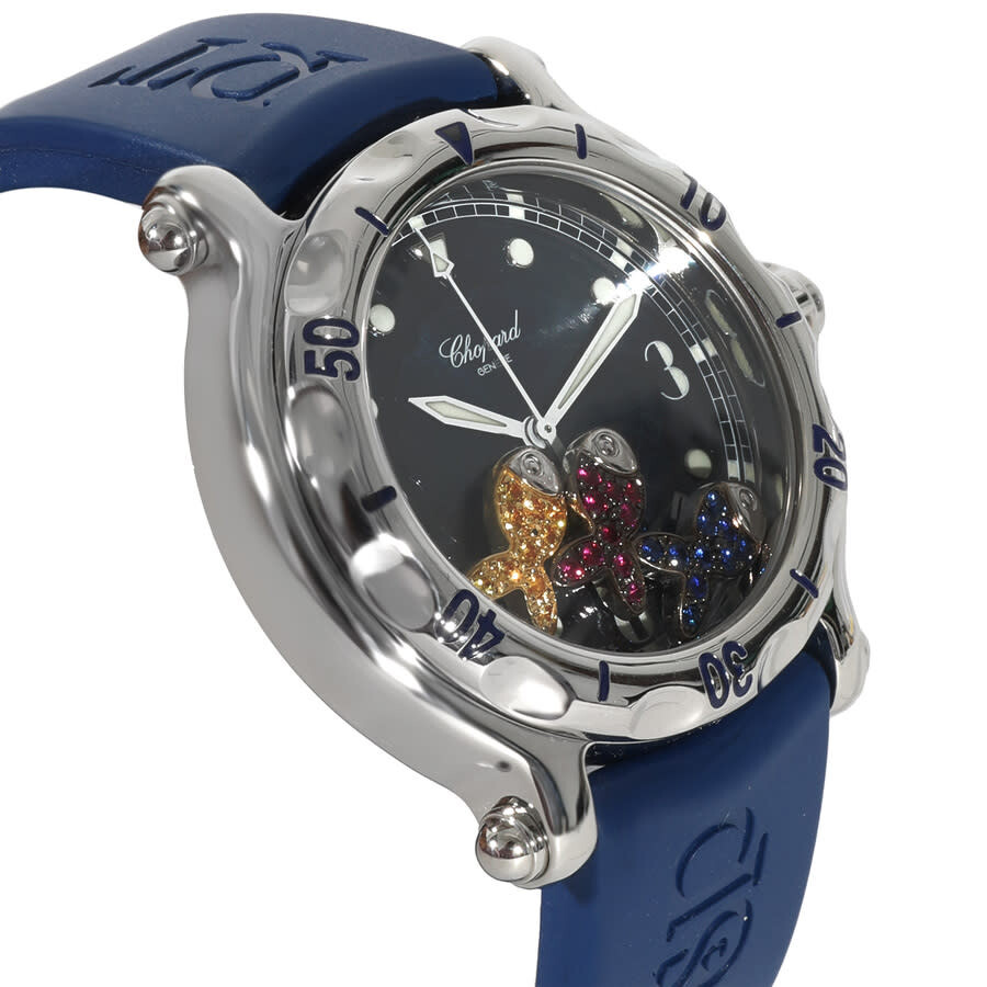 Chopard Pre-owned Chopard Happy Sport Quartz Blue Dial Unisex Watch 28 ...