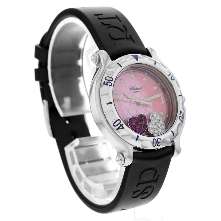 Chopard Pre-owned Chopard Happy Sport Quartz Pink Dial Ladies Watch 27/ ...