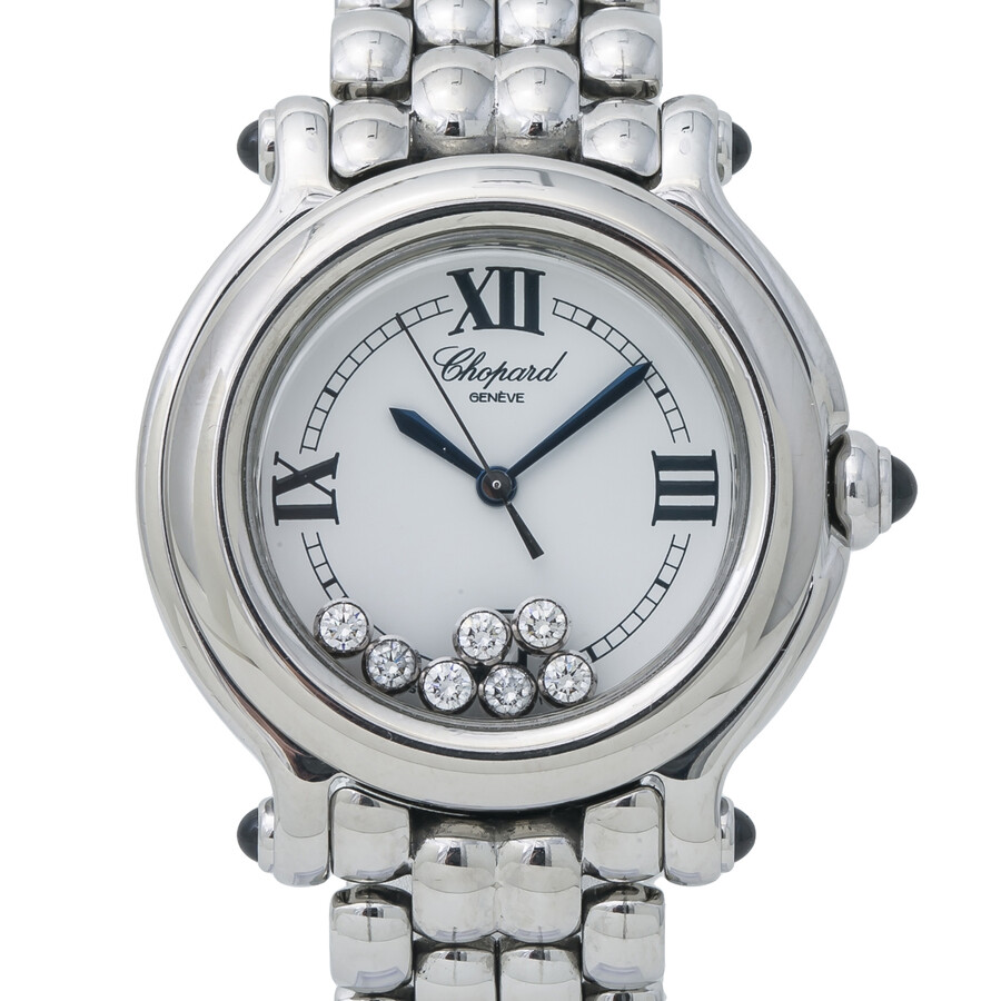 Chopard Pre-owned Chopard Happy Sport Quartz White Dial Ladies Watch 27/8236 - Pre-Owned Watches ...