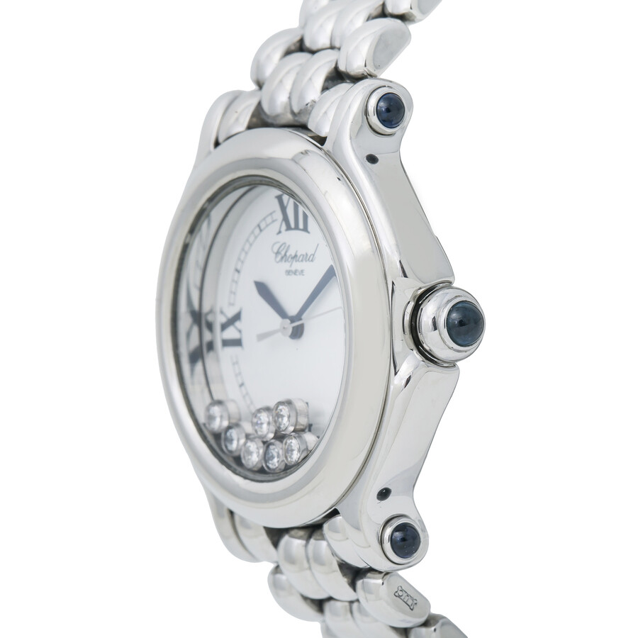 Chopard Pre-owned Chopard Happy Sport Quartz White Dial Ladies Watch 27/8236 - Pre-Owned Watches ...