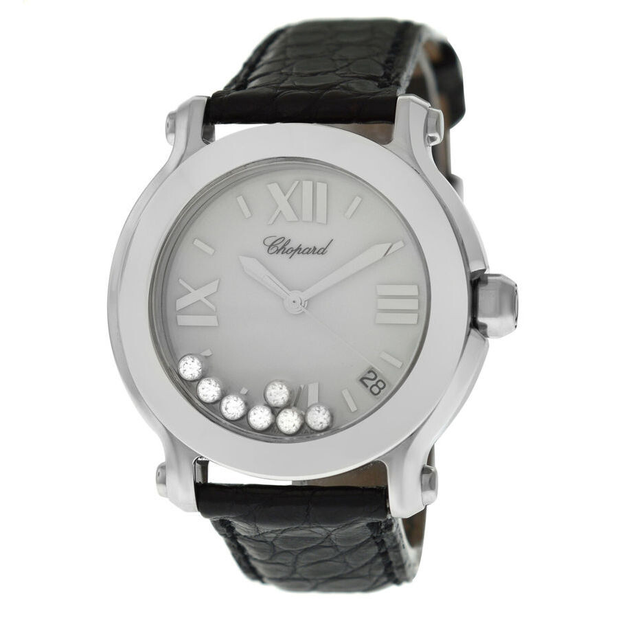 Chopard Pre-owned Chopard Happy Sport Quartz White Dial Ladies Watch 27/8475 - Pre-Owned Watches ...