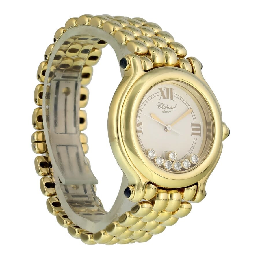 Chopard Pre-owned Chopard Happy Sport Quartz White Dial Ladies Watch 4144 - Pre-Owned Watches ...