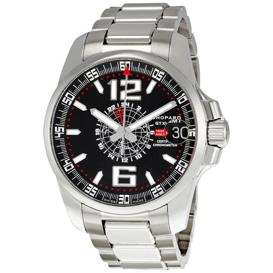 Chopard Pre-owned Chopard Mille Miglia GT XL GMT GMT Black Dial Men's ...