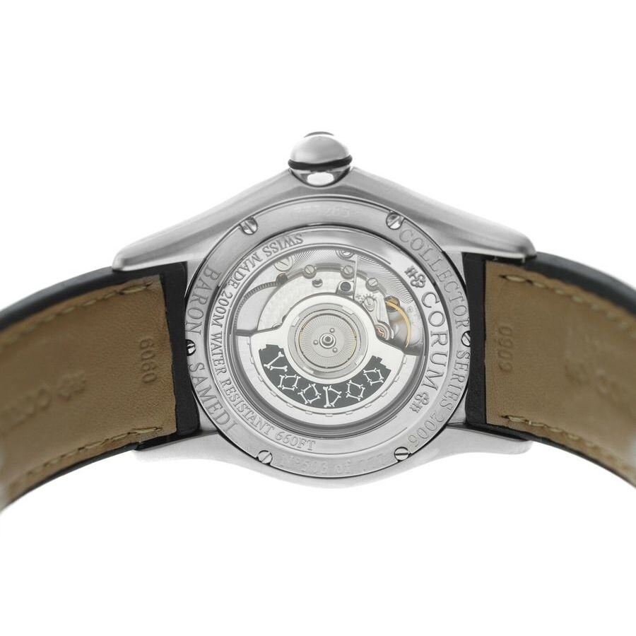 Corum Pre-owned Corum Baron Samedi Automatic Black Dial Men's Watch ...