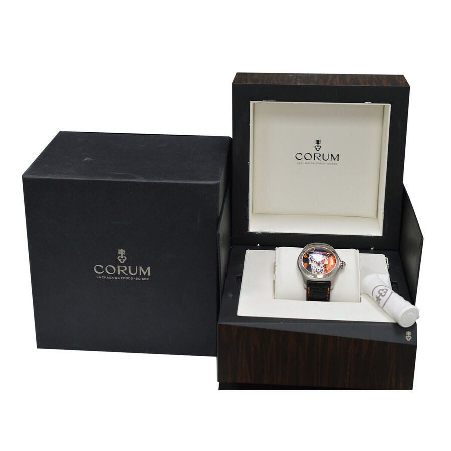 Corum Pre-owned Corum Baron Samedi Automatic Black Dial Men's Watch ...