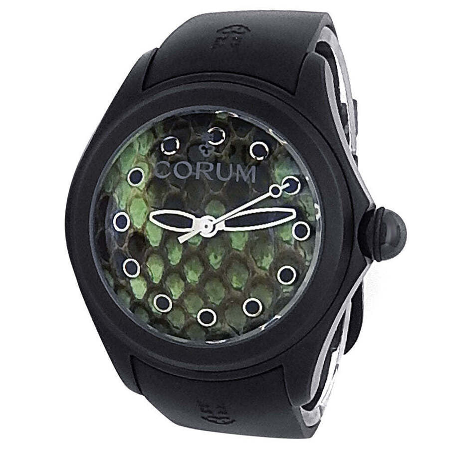 Corum Pre-owned Corum Bubble Automatic Green Dial Men's Watch L082 ...