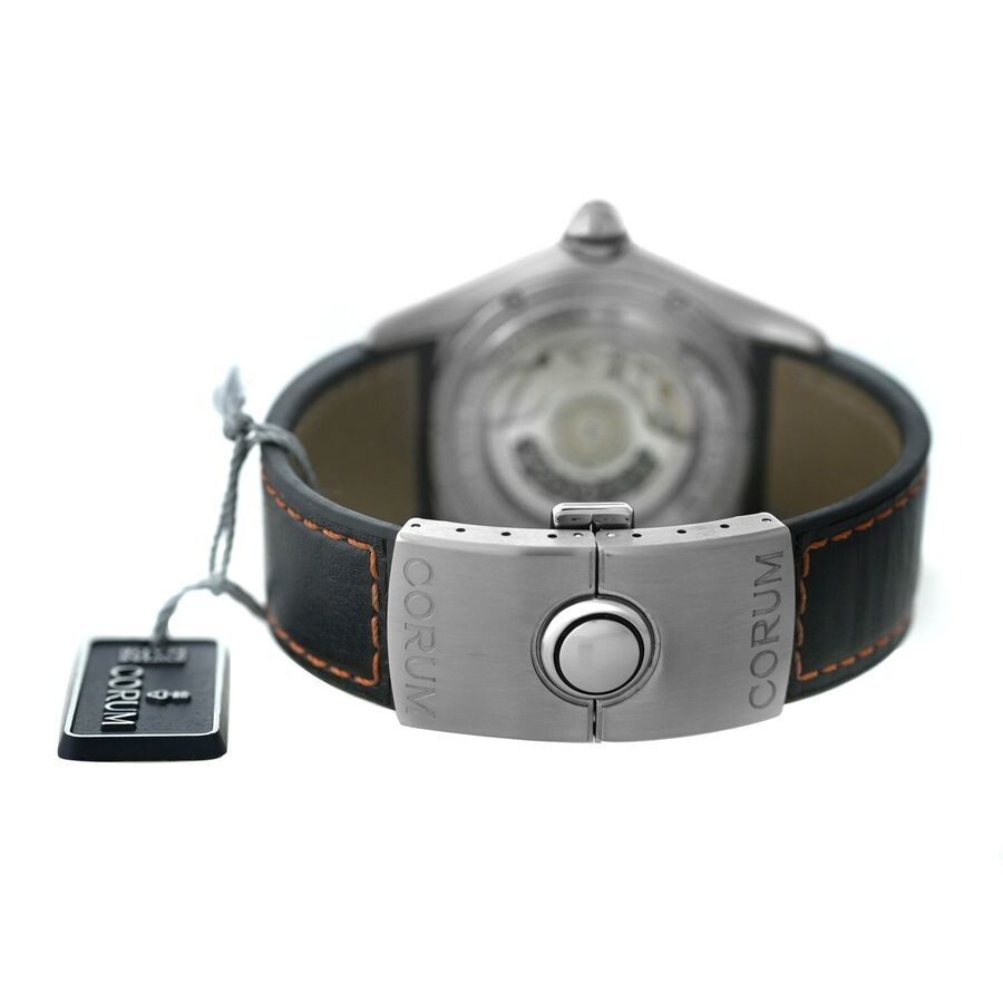 Corum Pre-owned Corum Bubble Baron Samedi Automatic Black Dial Men's ...