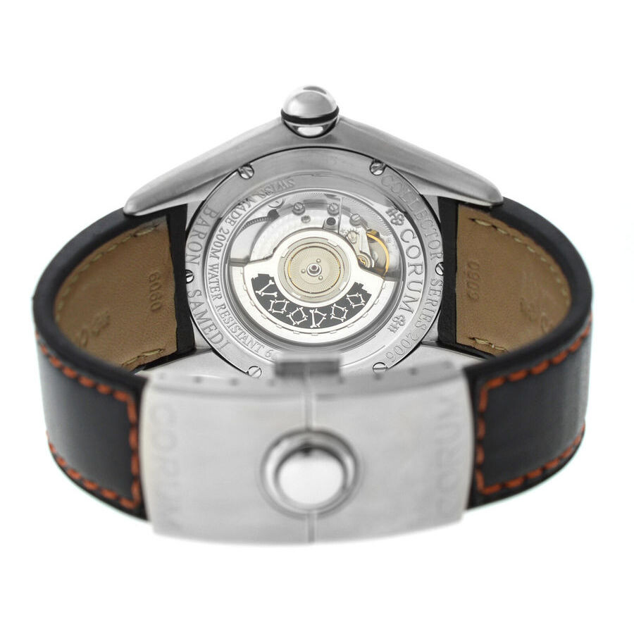 Corum Pre-owned Corum Bubble Baron Samedi Automatic Black Dial Men's ...